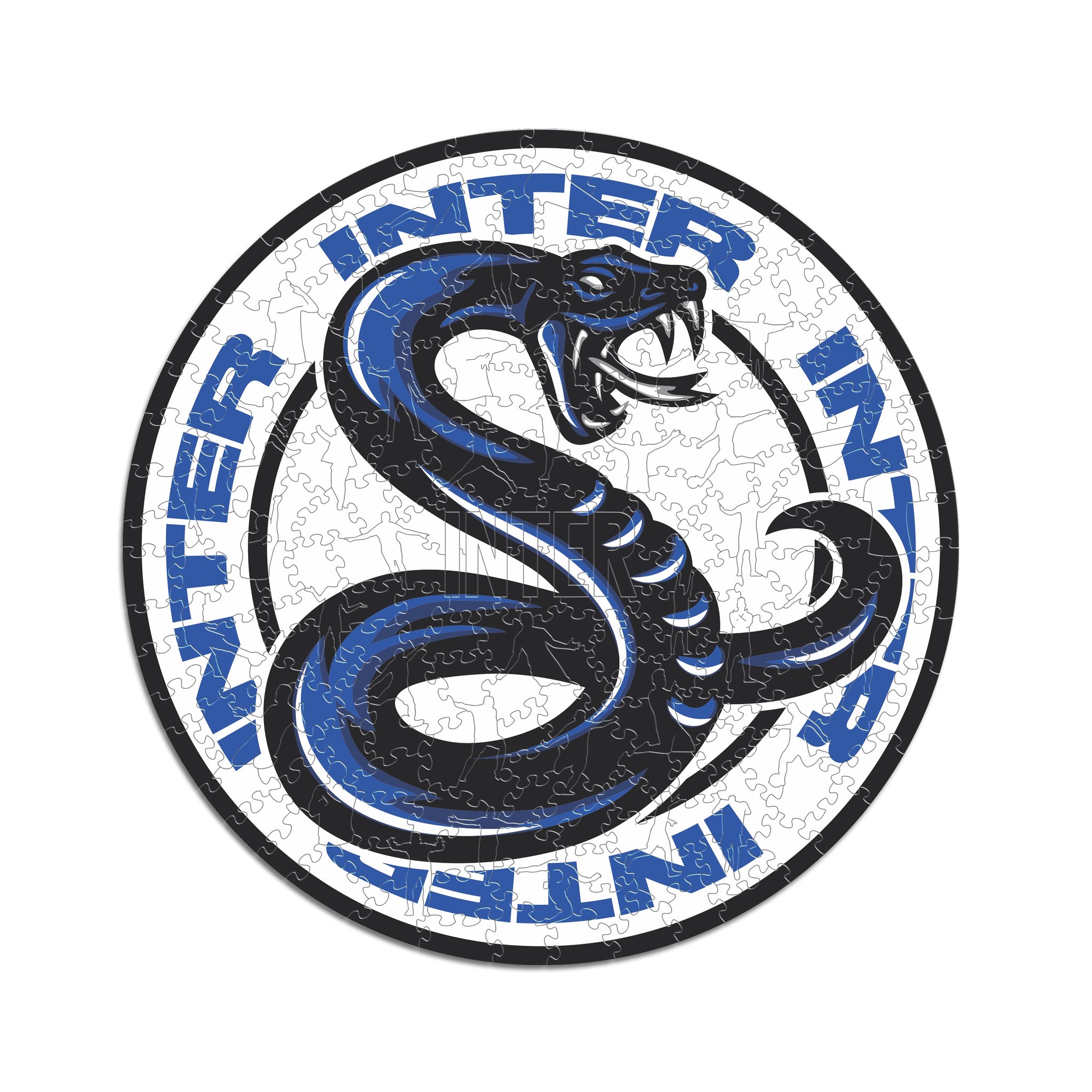Biscione Inter® - Puzzle di Legno – Iconic Puzzles IT